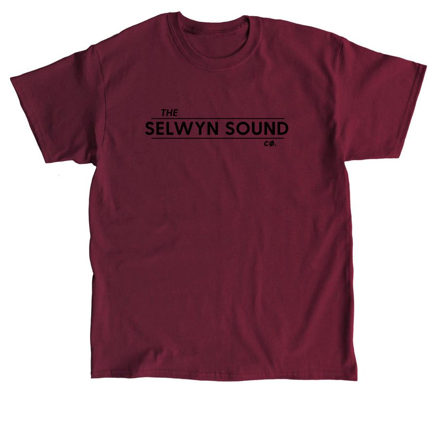 SSC Record Logo Shirt - Maroon – THE SELWYN SOUND CO.